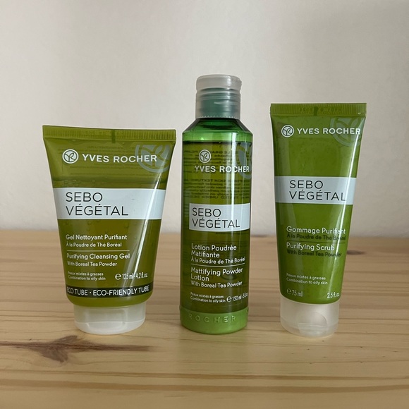 Yves Rocher | Skincare | Yves Rocher Sebo Vegetal Face Care Set For ...